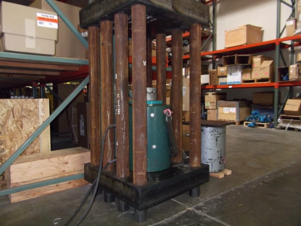 600 Ton Test Stand - CH Bull Jacking Solutions